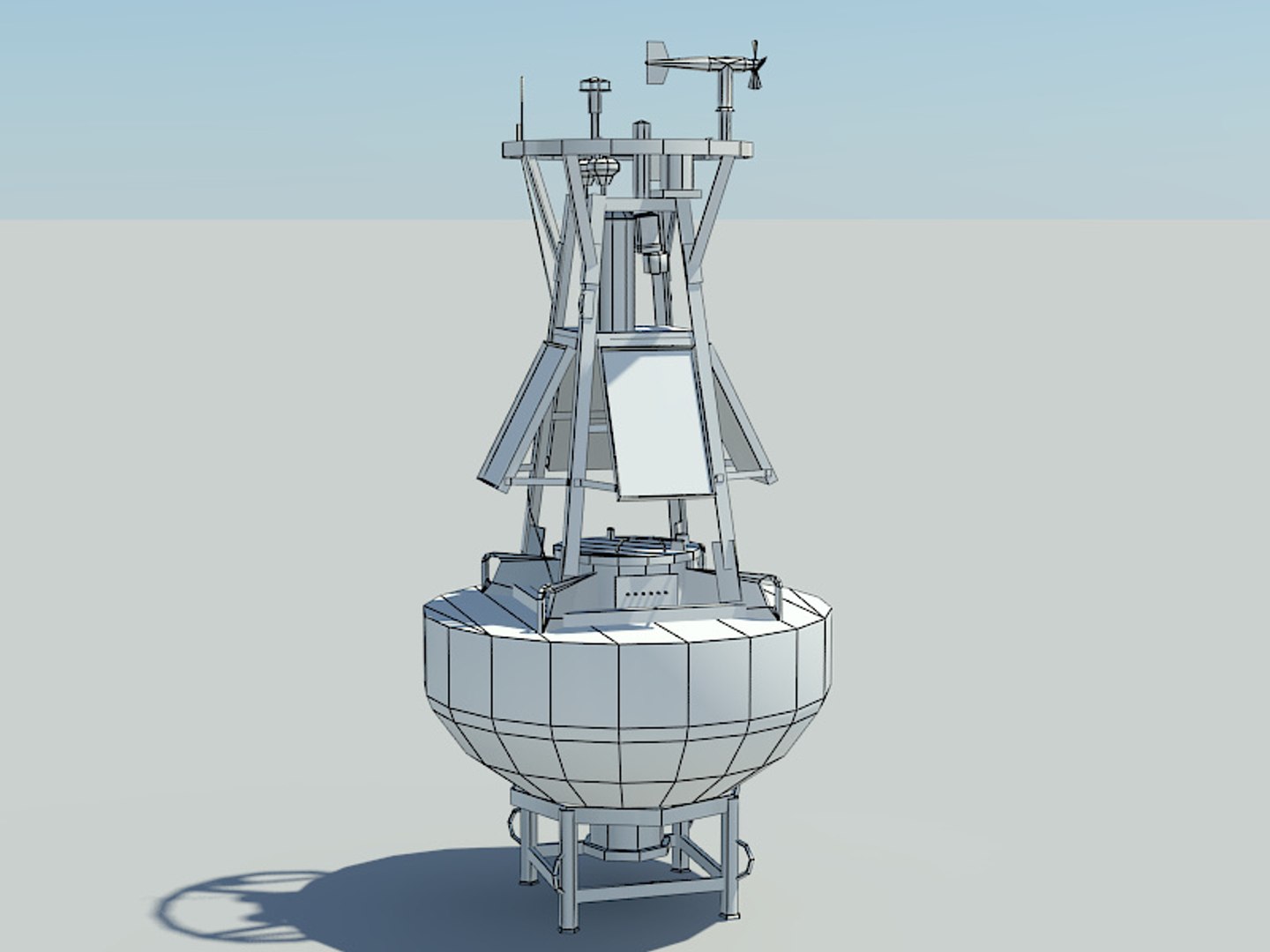 3d Model Meteorological Buoy