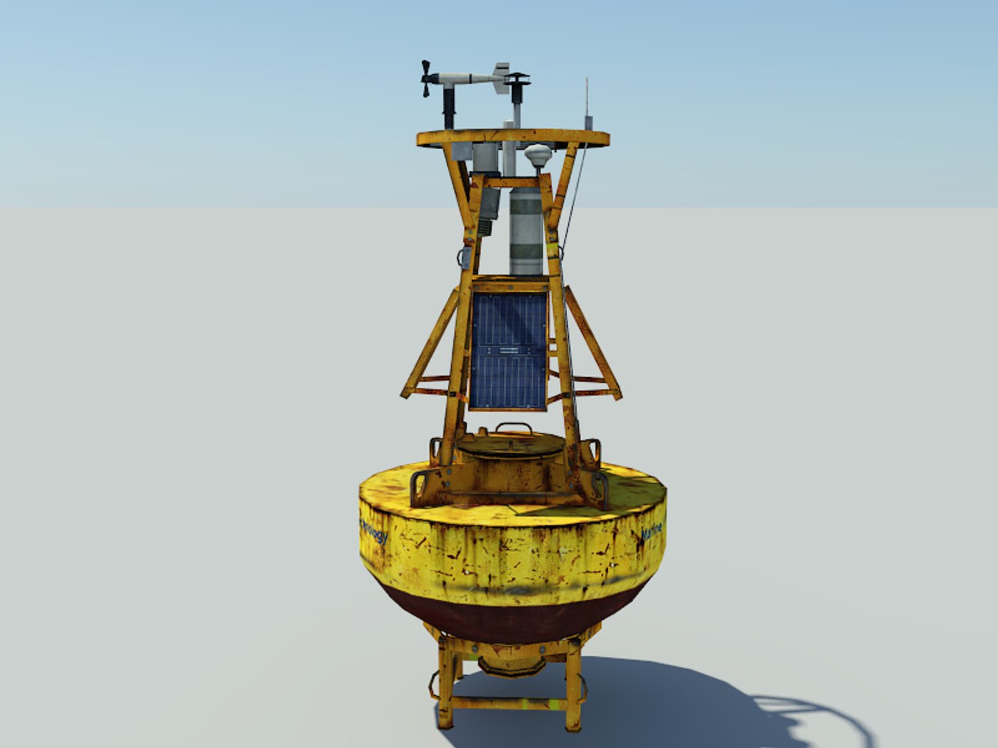 3d Model Meteorological Buoy