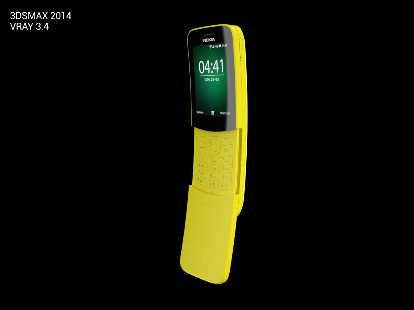 3D Nokia 8110 4g Phone Model - TurboSquid 1259041