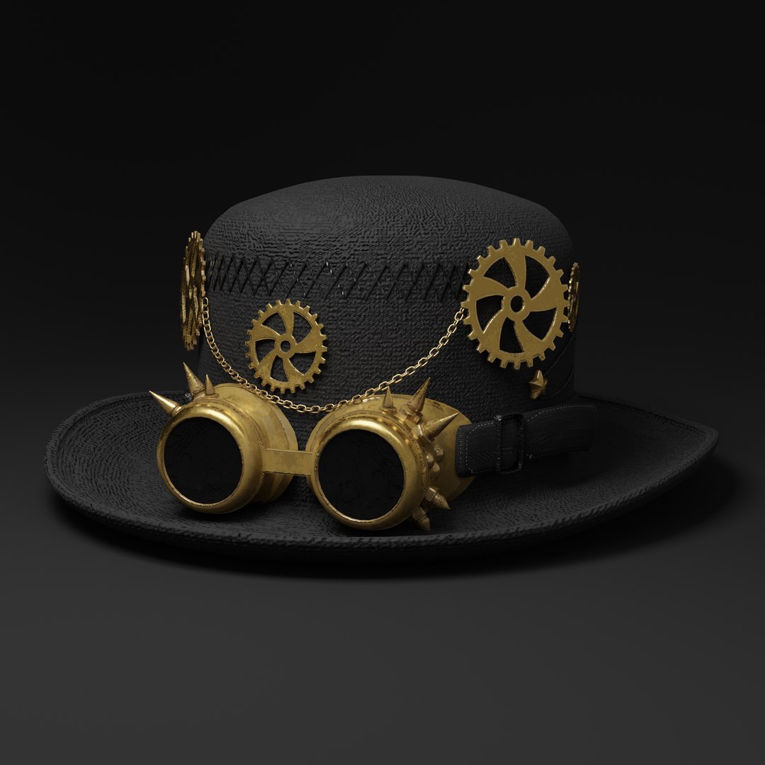 3D Hat Steam Punk - TurboSquid 2210939