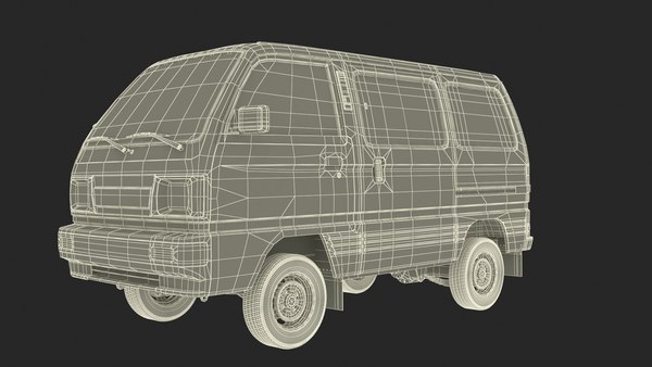 modelo 3d Minivan de pasajeros genérica equipada para Maya - TurboSquid 2249605