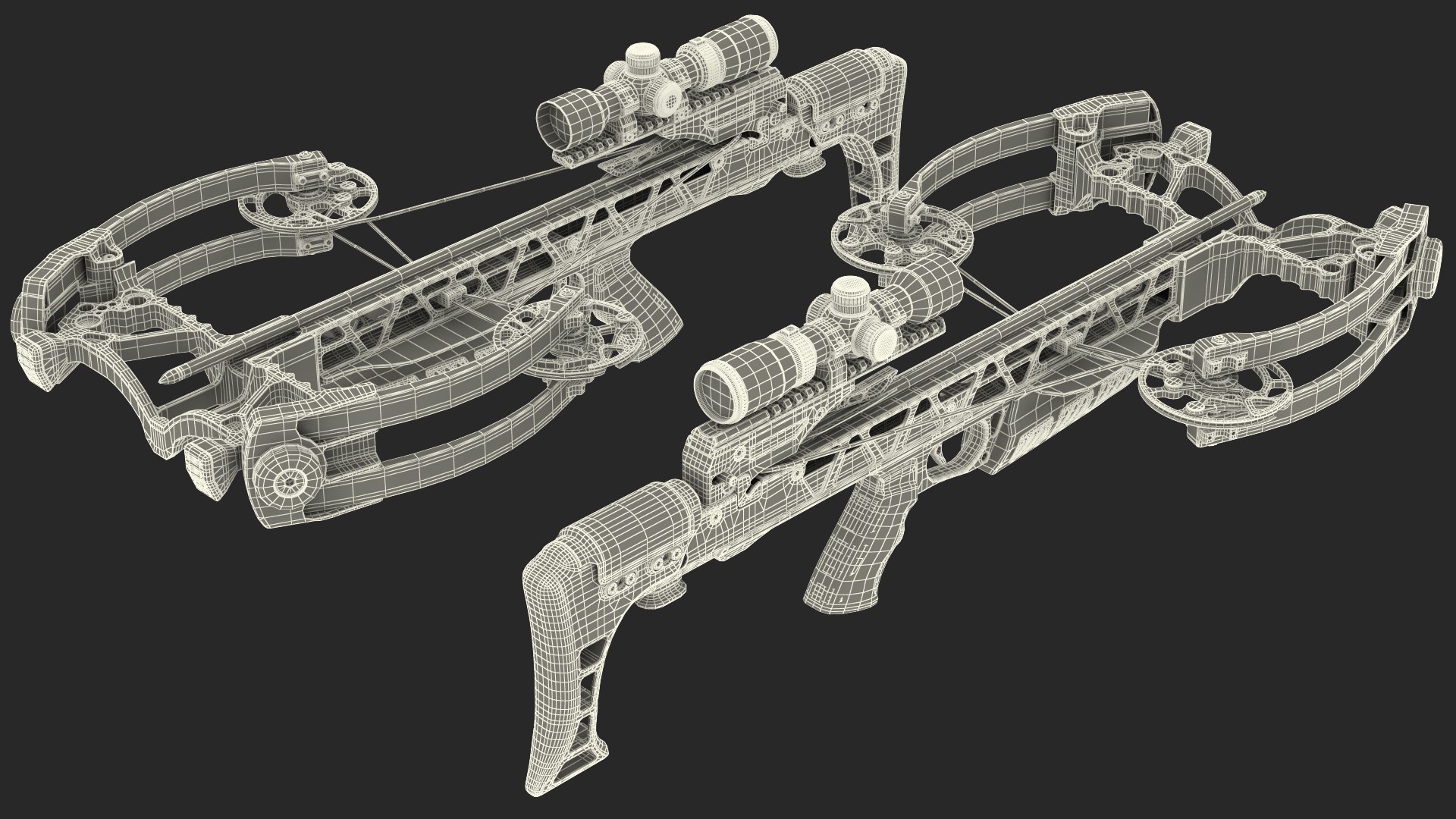 3D crossbow generic arrow scope model - TurboSquid 1451786