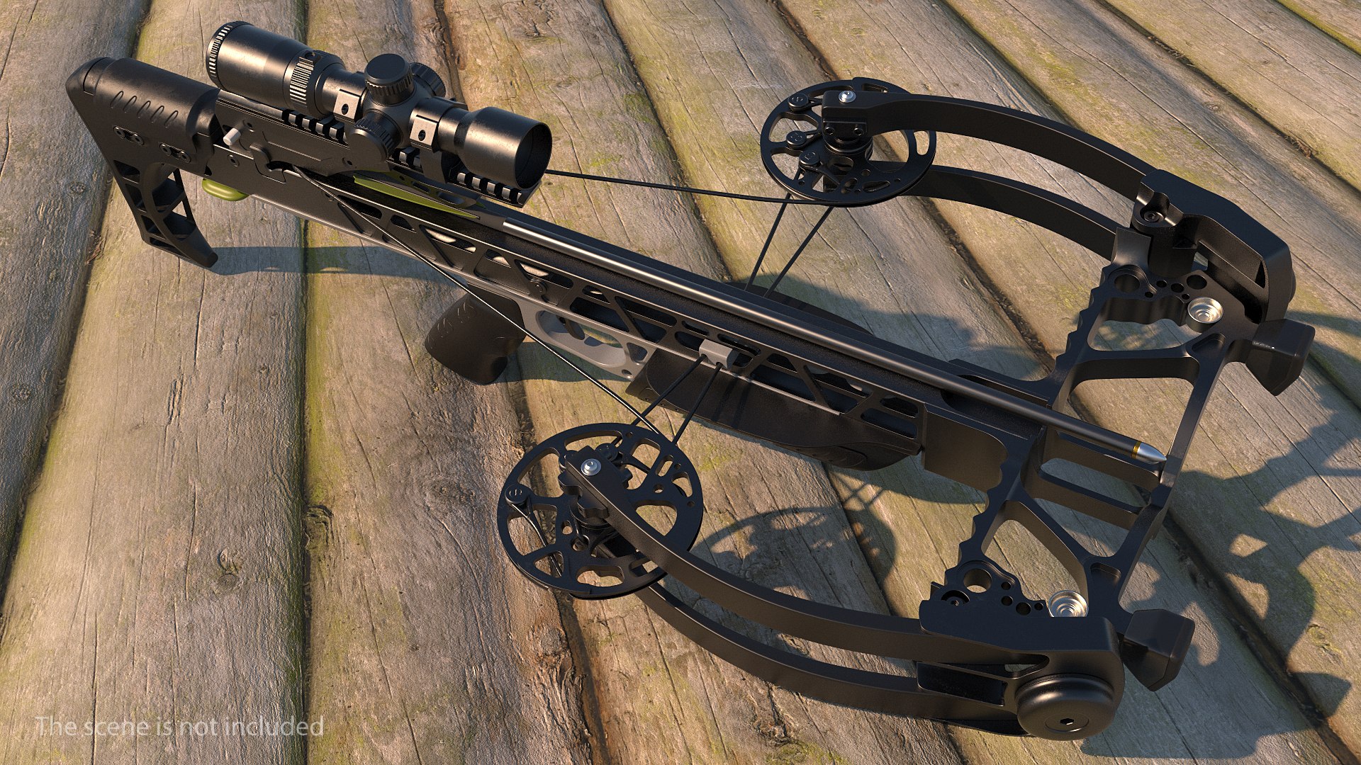 3D crossbow generic arrow scope model - TurboSquid 1451786
