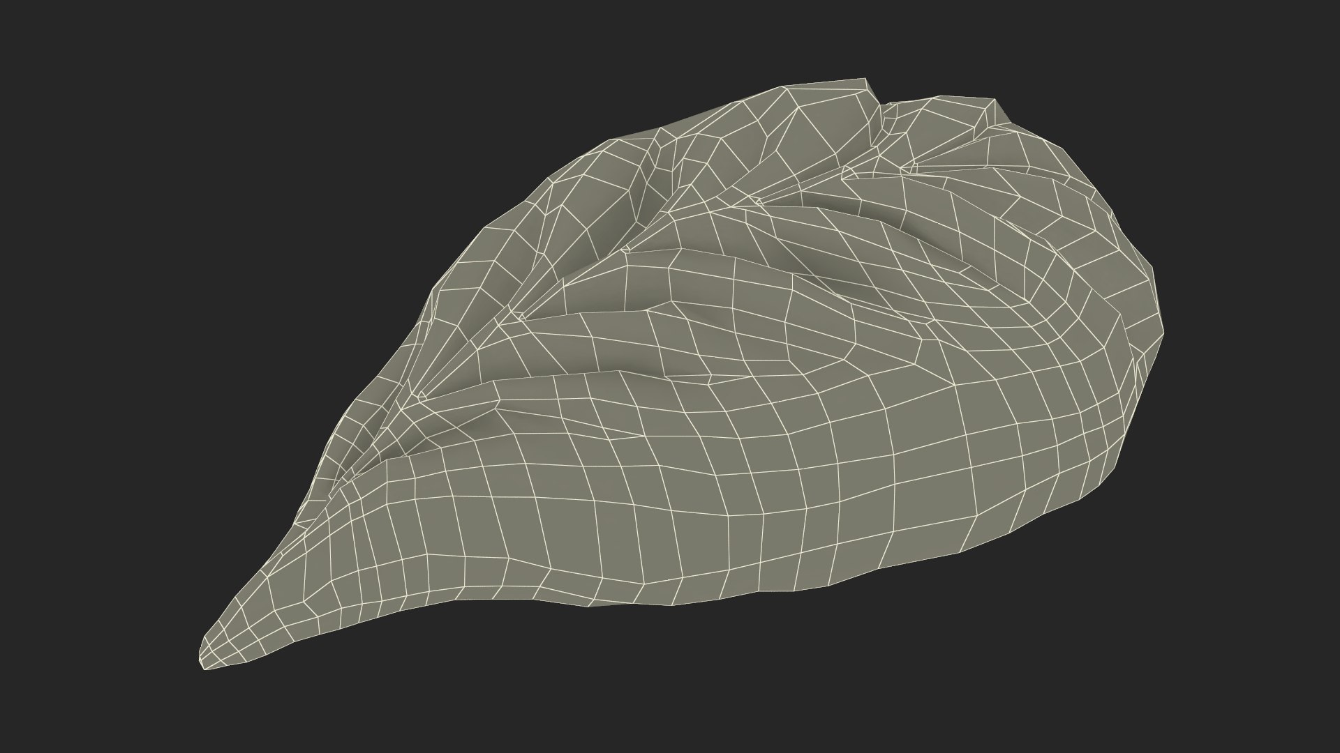 Leaf Shaped Dumpling Cooked 3D Model - TurboSquid 2239821