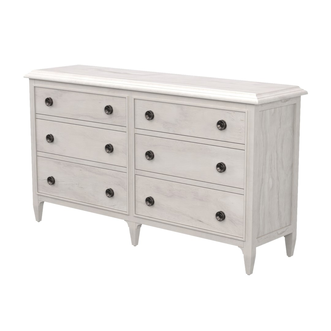 Past Forward Six Drawer Dresser U178040 3D model - TurboSquid 2087819