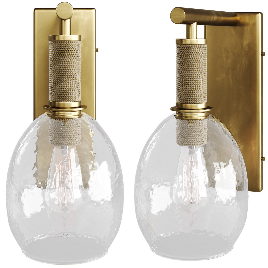 3D Palecek Bronson Wall Sconce model - TurboSquid 1955078