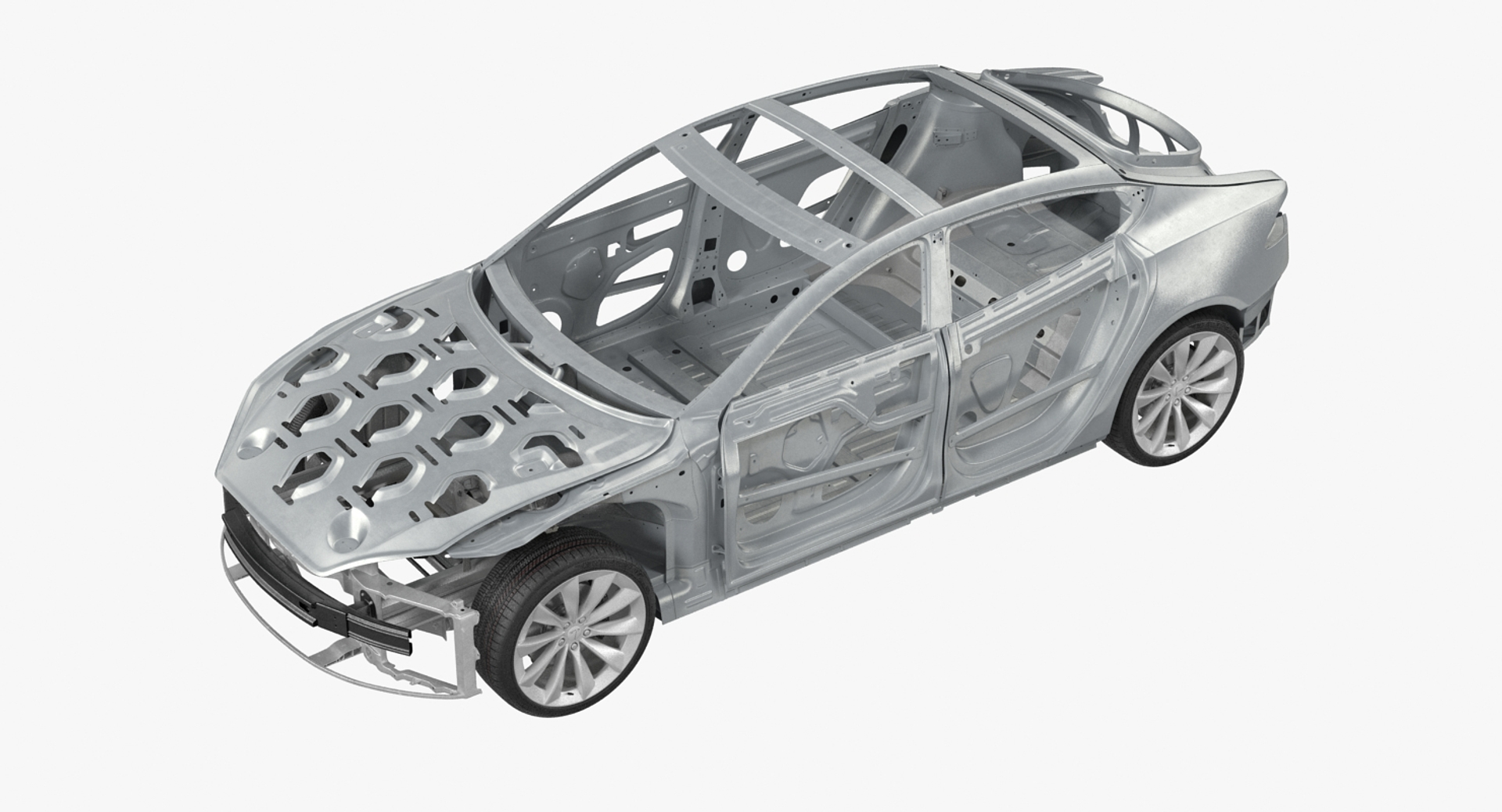 Tesla S Frame Rigged 3D Model - TurboSquid 1191571