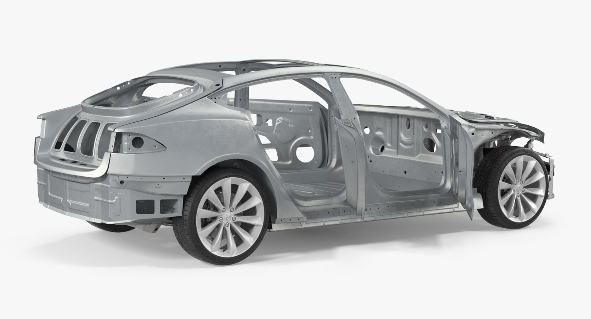 Tesla S Frame Rigged 3D Model - TurboSquid 1191571