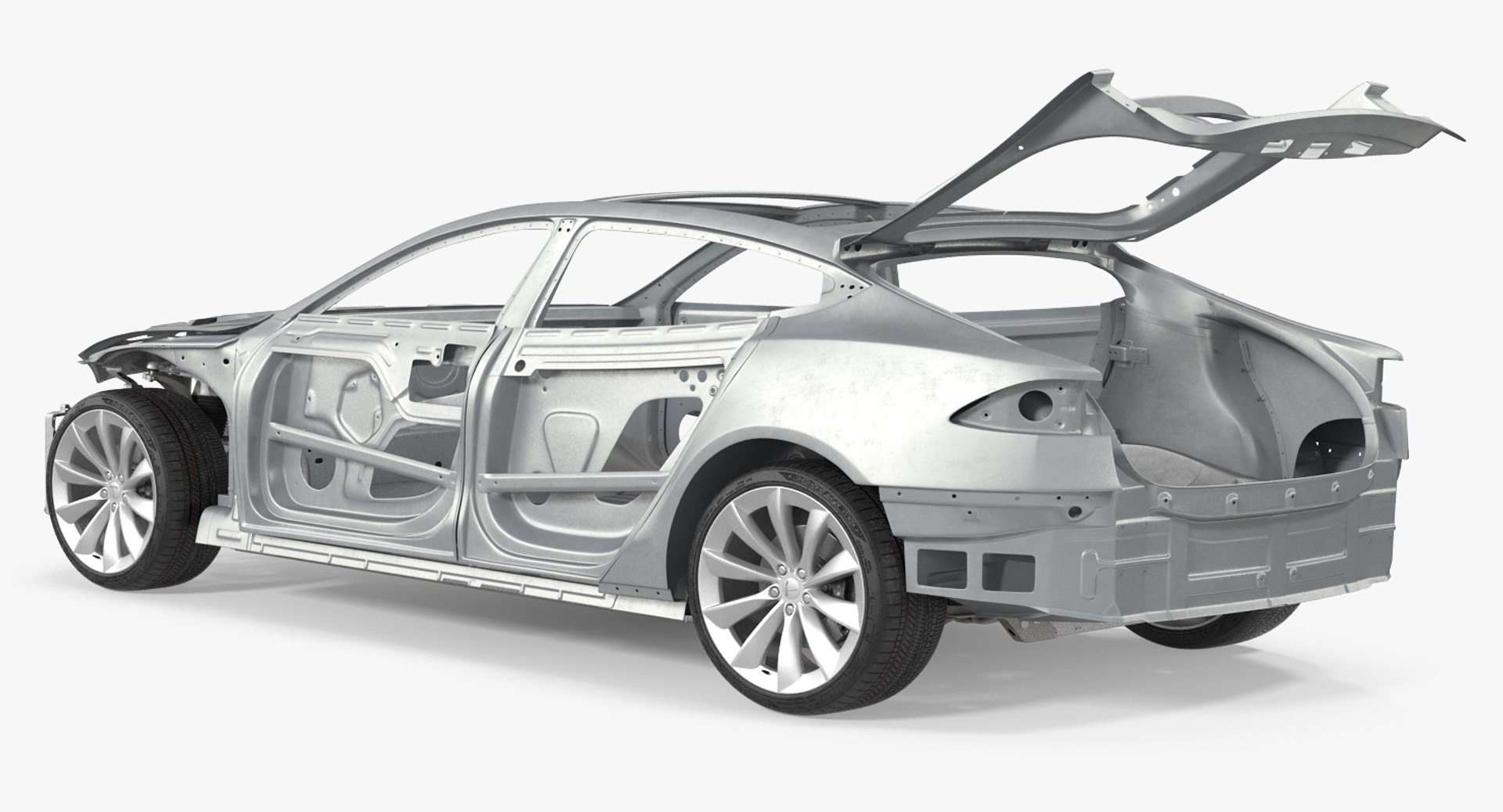 Tesla S Frame Rigged 3D Model - TurboSquid 1191571
