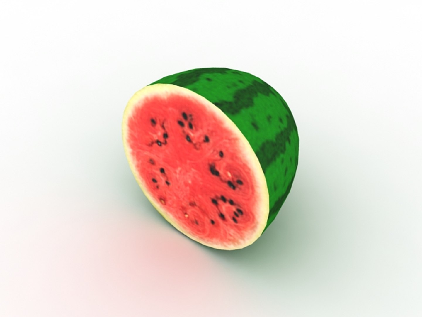 watermelon fruit 3d model