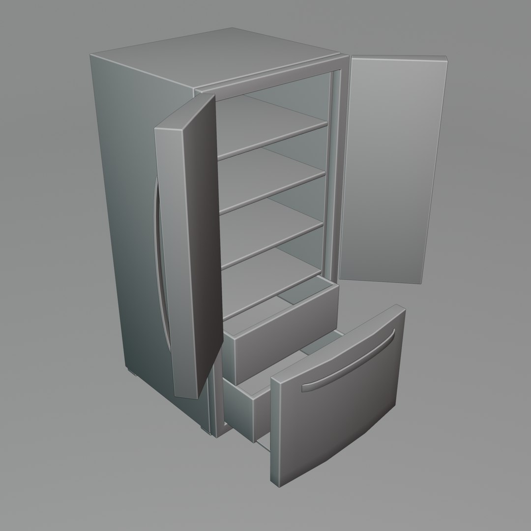 3D Refrigerator Model - TurboSquid 2212965