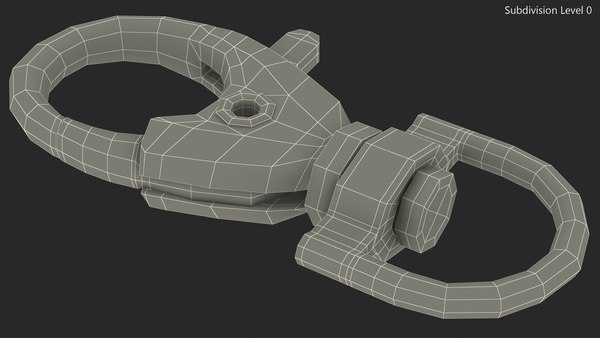 Lobster Claw Clasp Gold 3D model - TurboSquid 1777401