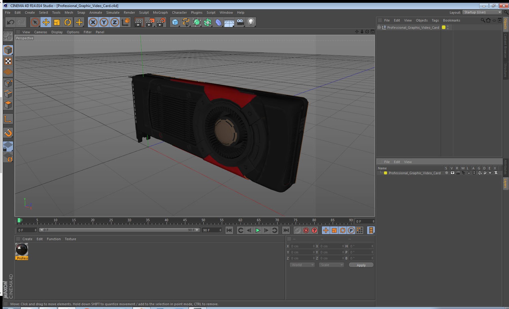 3D Professional Graphic Video Card Model - TurboSquid 1452813