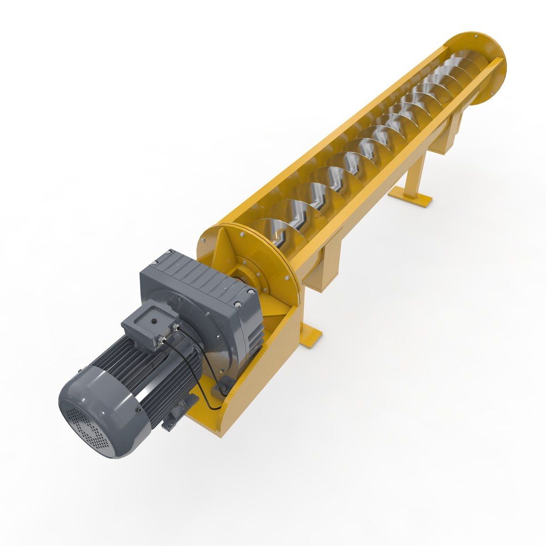 3D conveyor screw model - TurboSquid 1659378