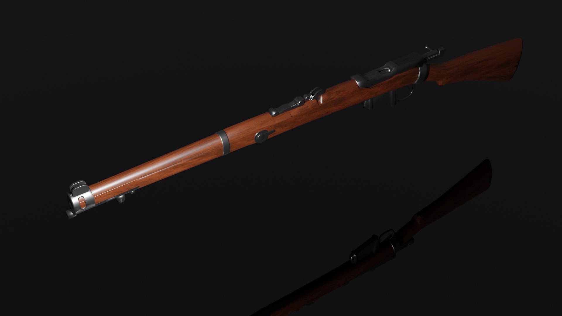 3D Lee Enfield Bolt Action Rifle Model - TurboSquid 1860189