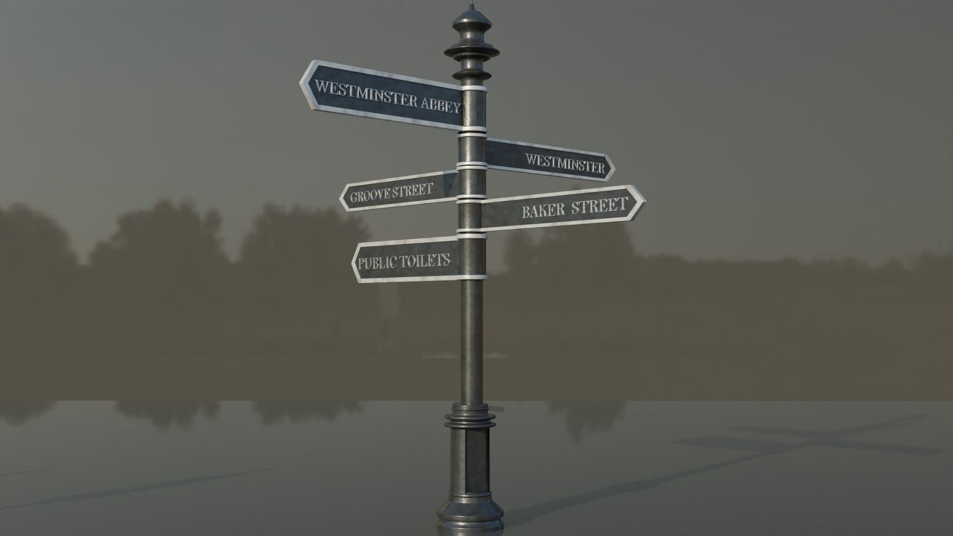 Traffic And Street Signs 3D Model - TurboSquid 2013055