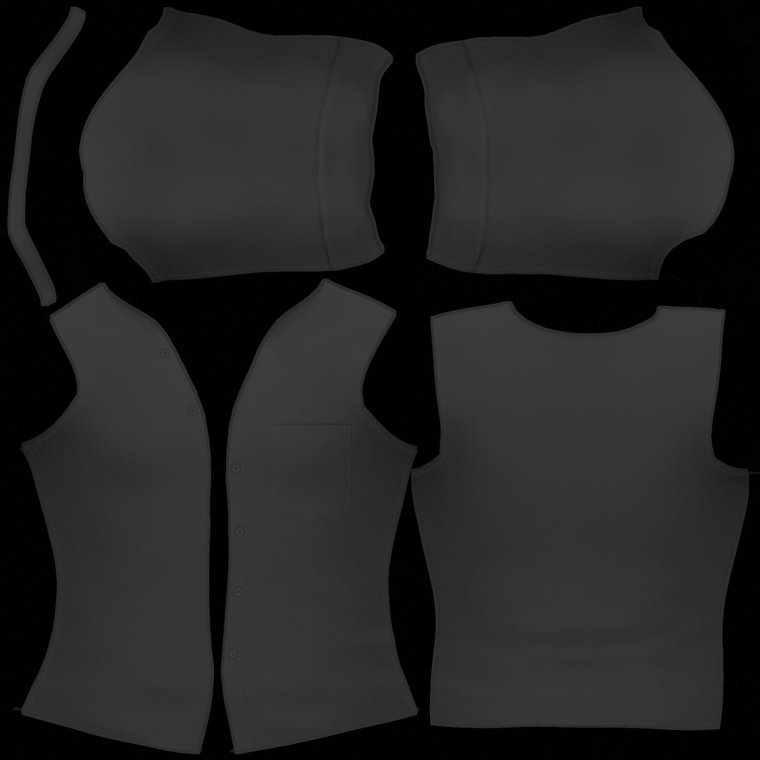 Men S Open Chest 3D - TurboSquid 1507514