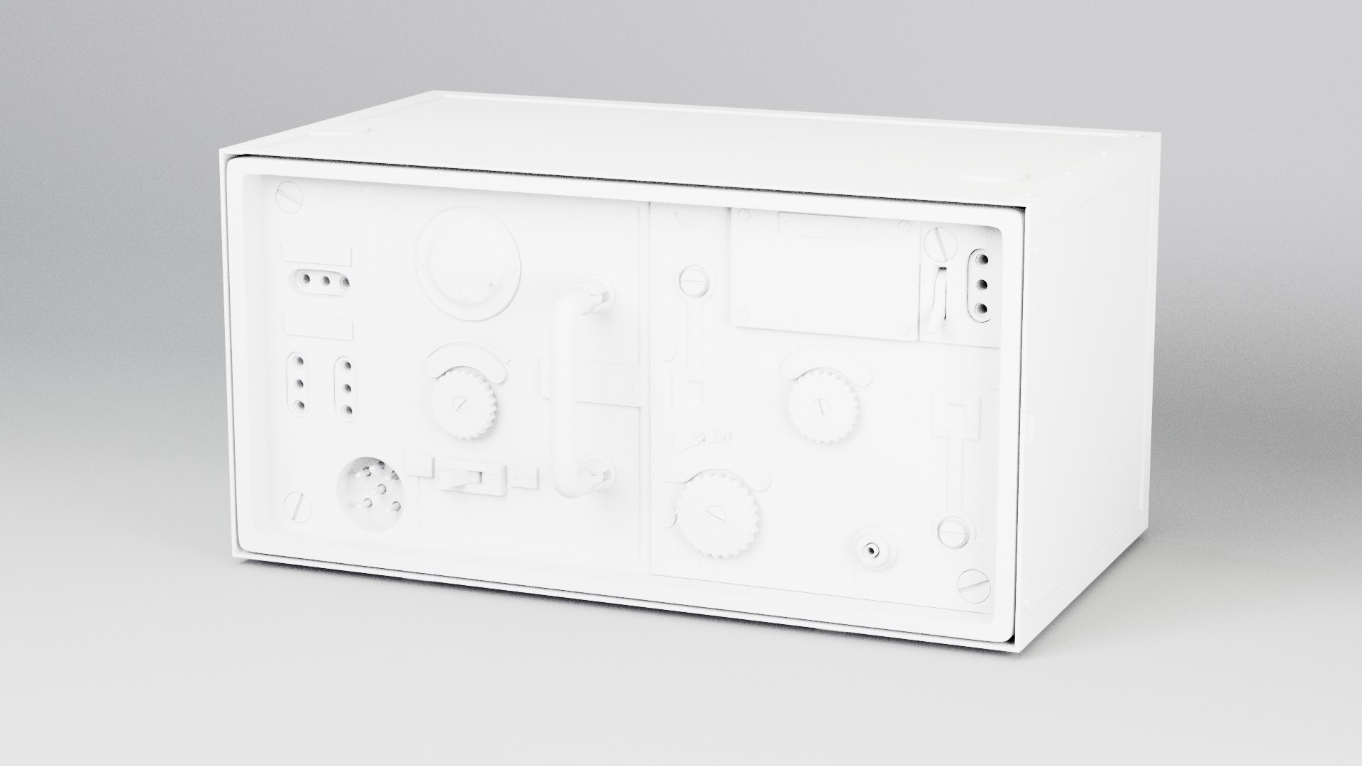 3D WW2 German Radio - Ukw E D1 Model - TurboSquid 1951199