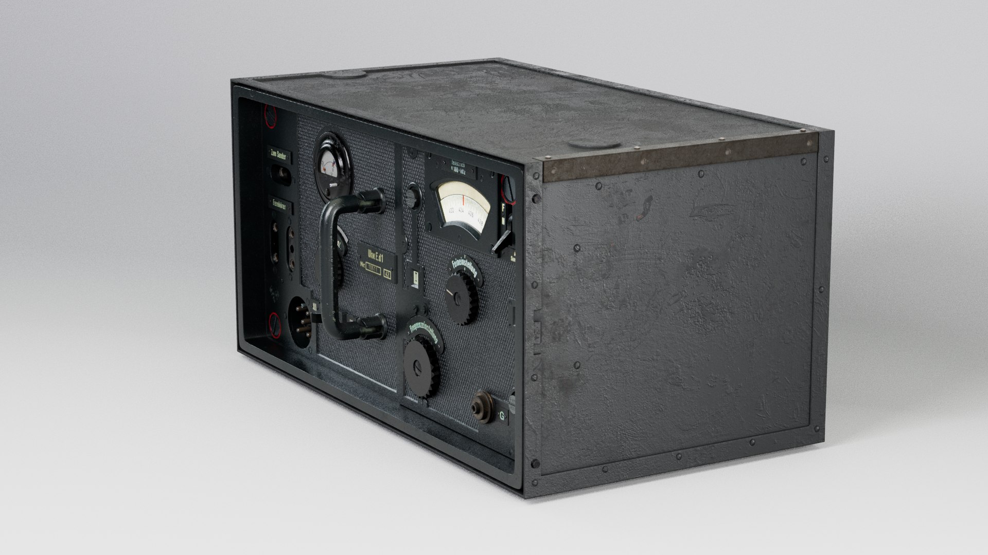 3D WW2 German Radio - Ukw E D1 Model - TurboSquid 1951199