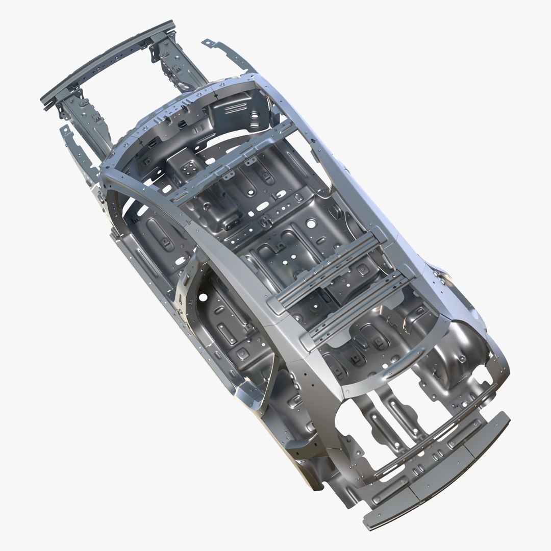 Car Body Frame Unibody Structure M1 3D Model - TurboSquid 2432028