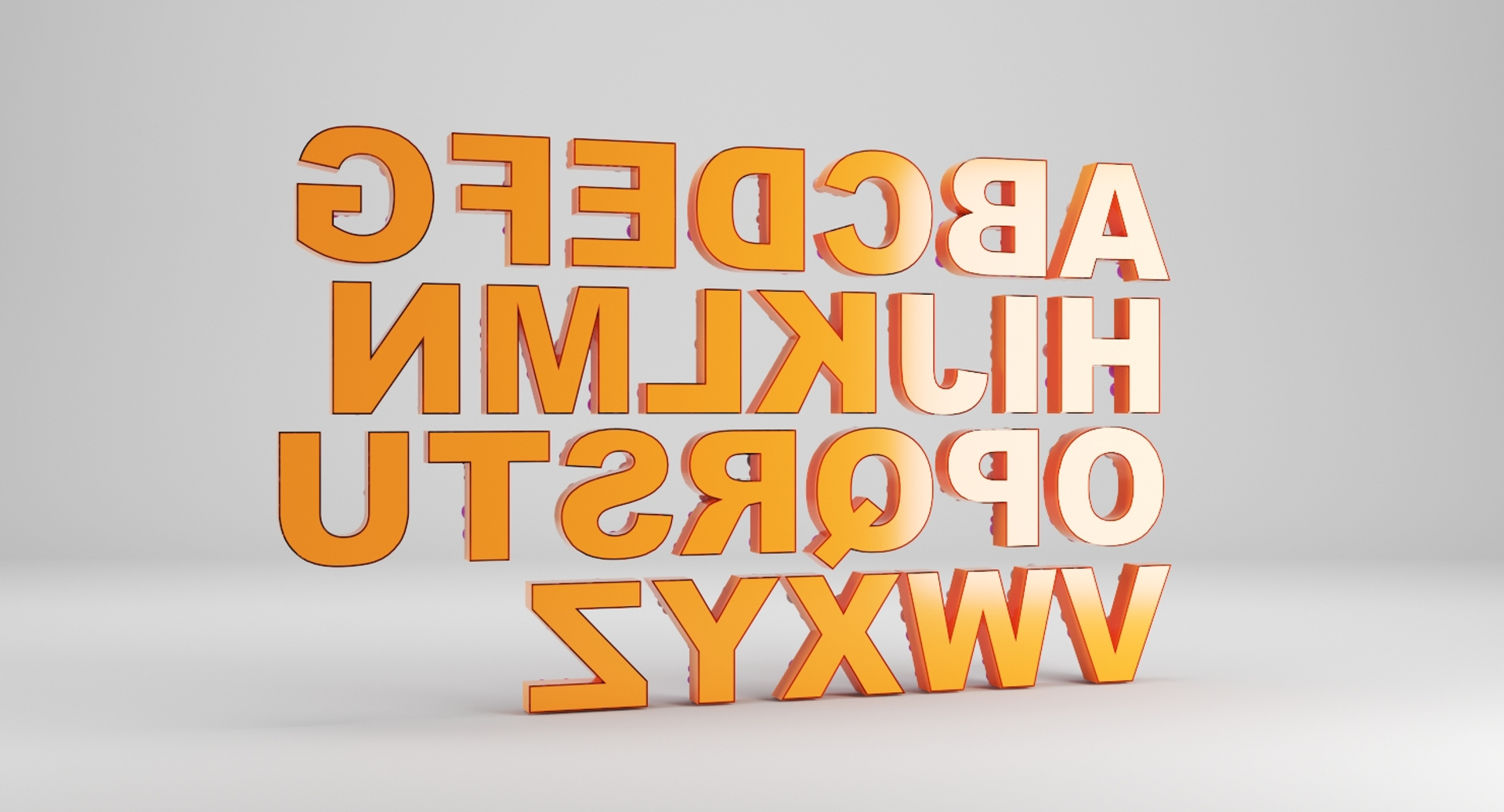 3D sphere alphabet model - TurboSquid 1422853