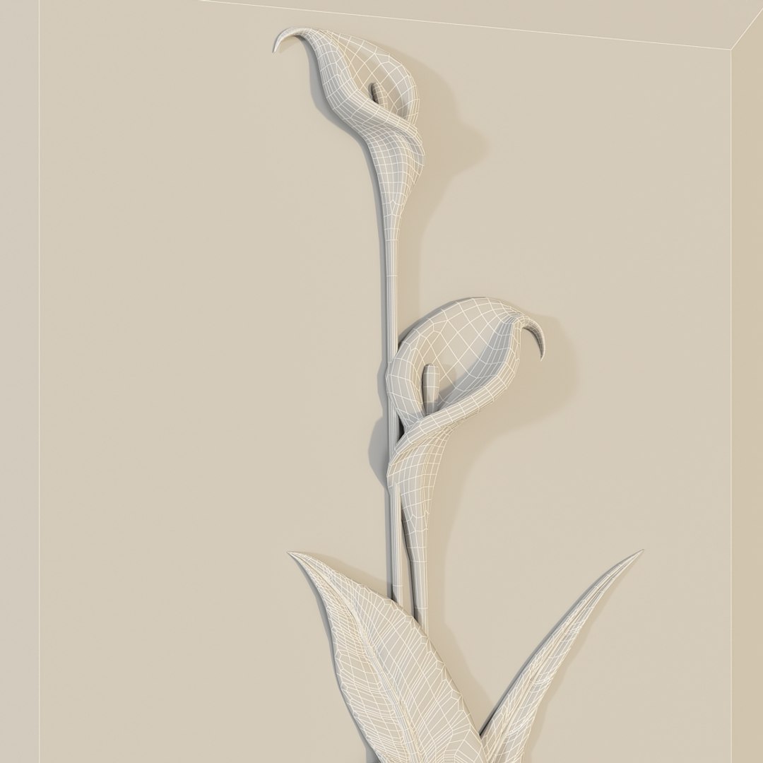 3D Calla Facade Cnc - TurboSquid 1477552