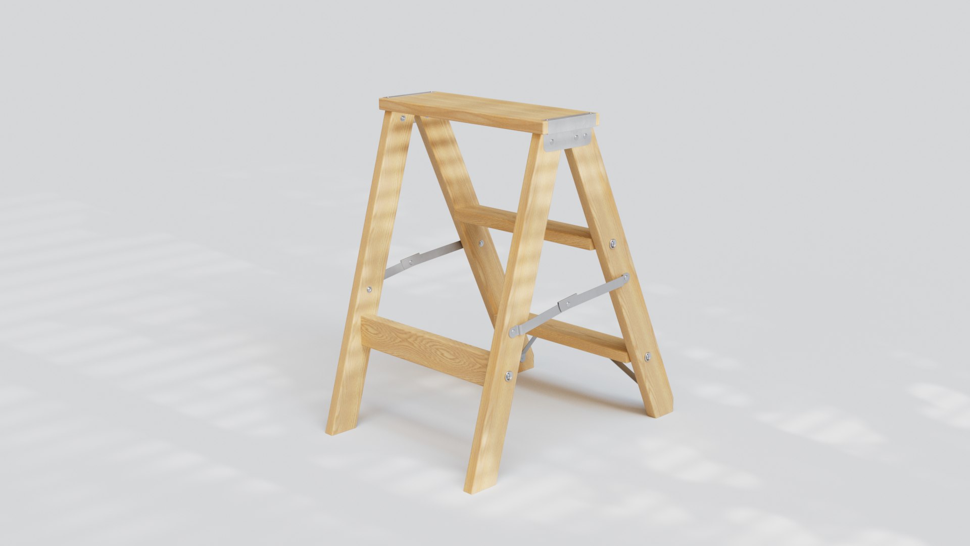 Wooden Step Ladder 3D Model - TurboSquid 1937208