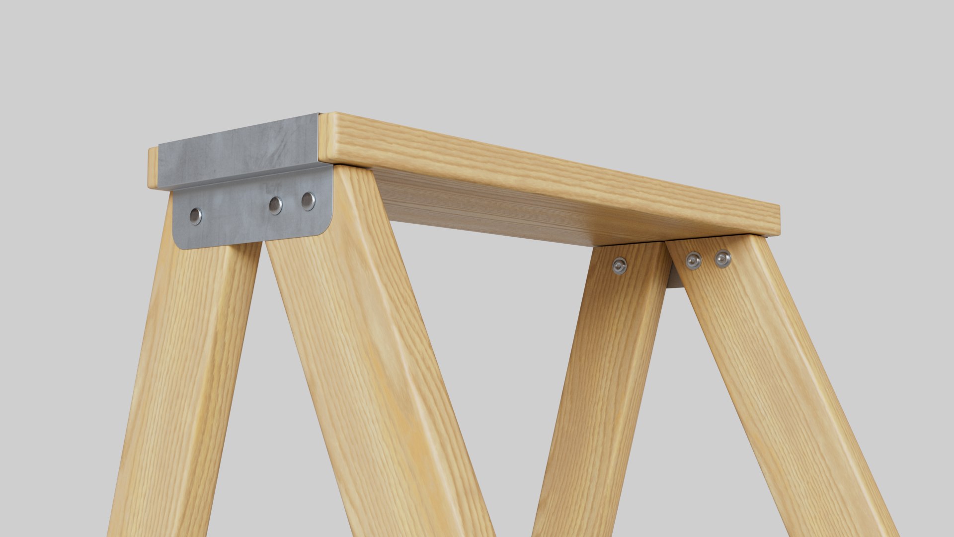 Wooden Step Ladder 3D Model - TurboSquid 1937208