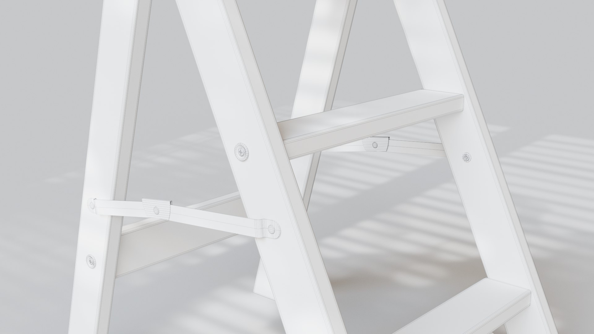 Wooden Step Ladder 3D Model - TurboSquid 1937208