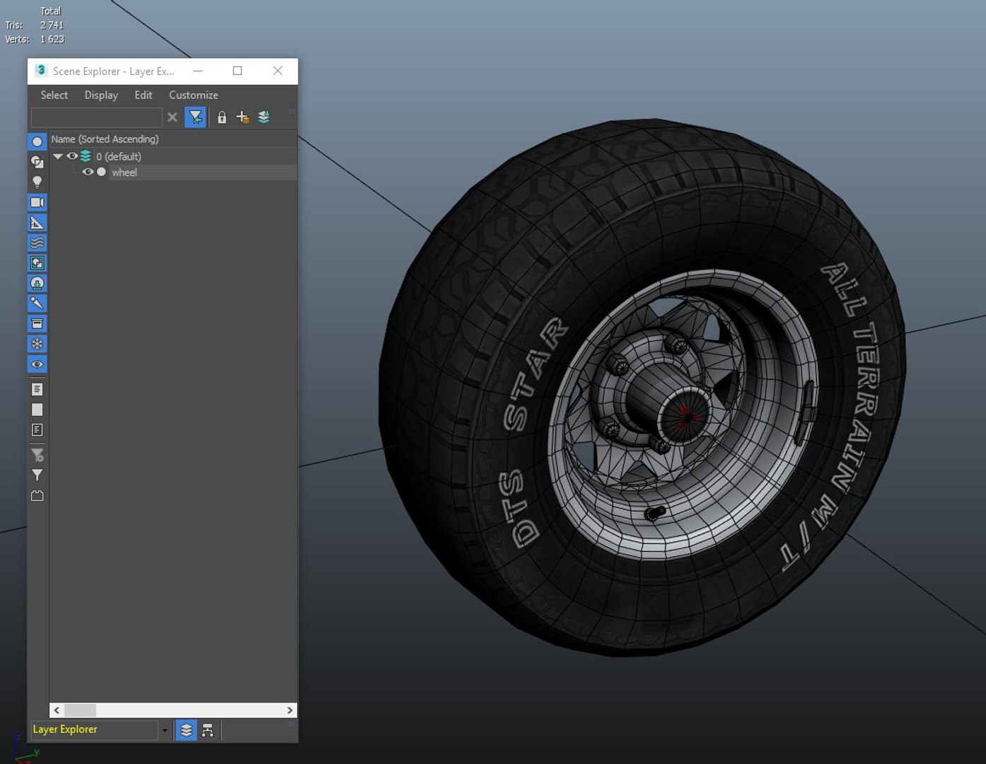 Off Road Wheel PBR Low-poly 3D - TurboSquid 1743286