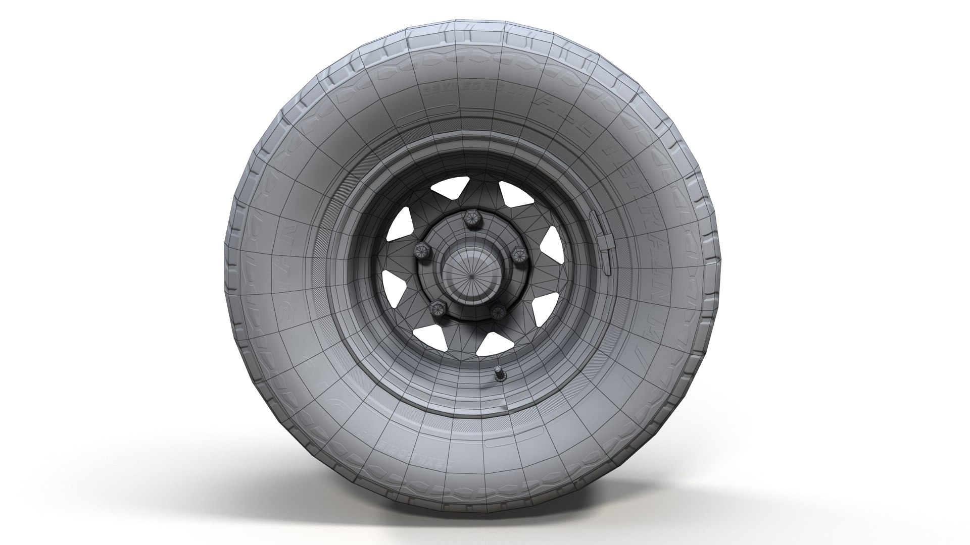 Off Road Wheel PBR Low-poly 3D - TurboSquid 1743286