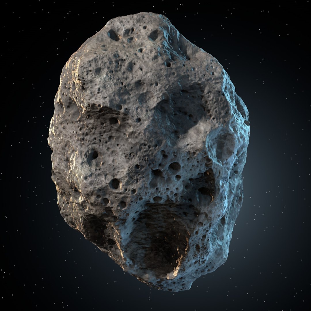 3d Model Asteroid Meteoroid Rock