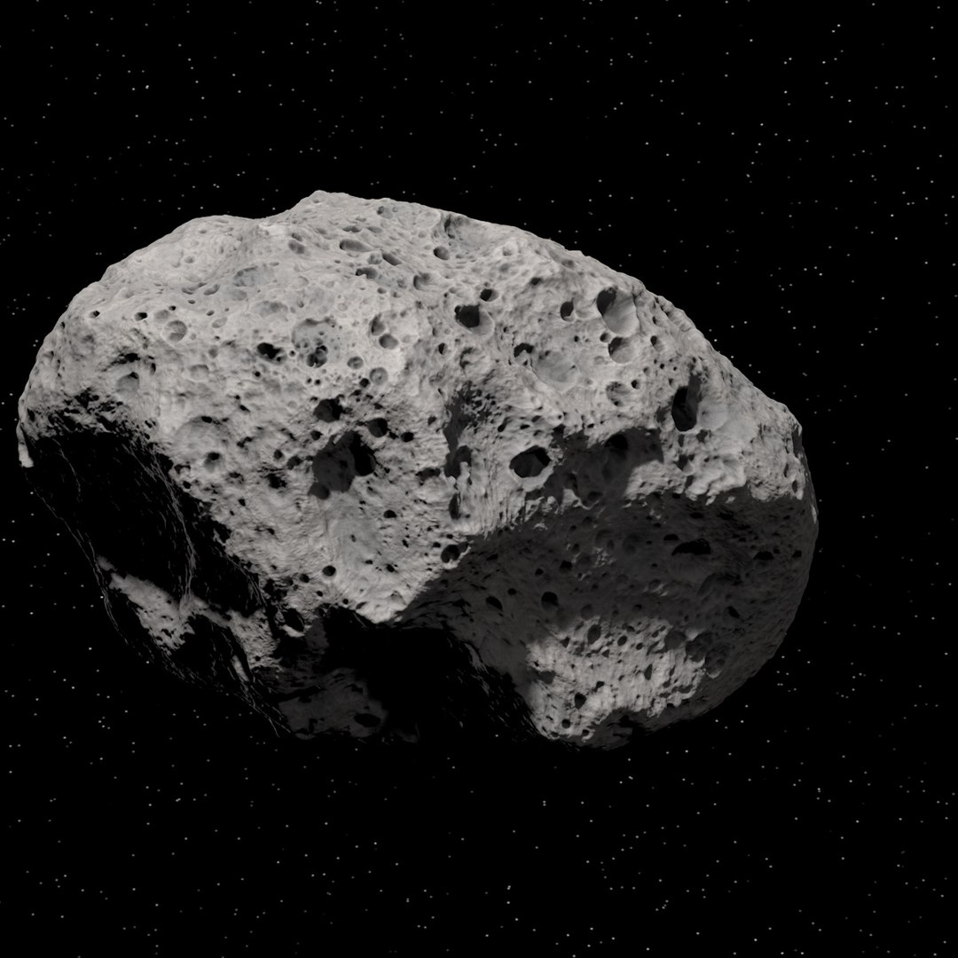 3d Model Asteroid Meteoroid Rock