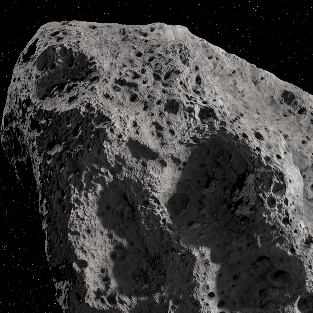 3d Model Asteroid Meteoroid Rock