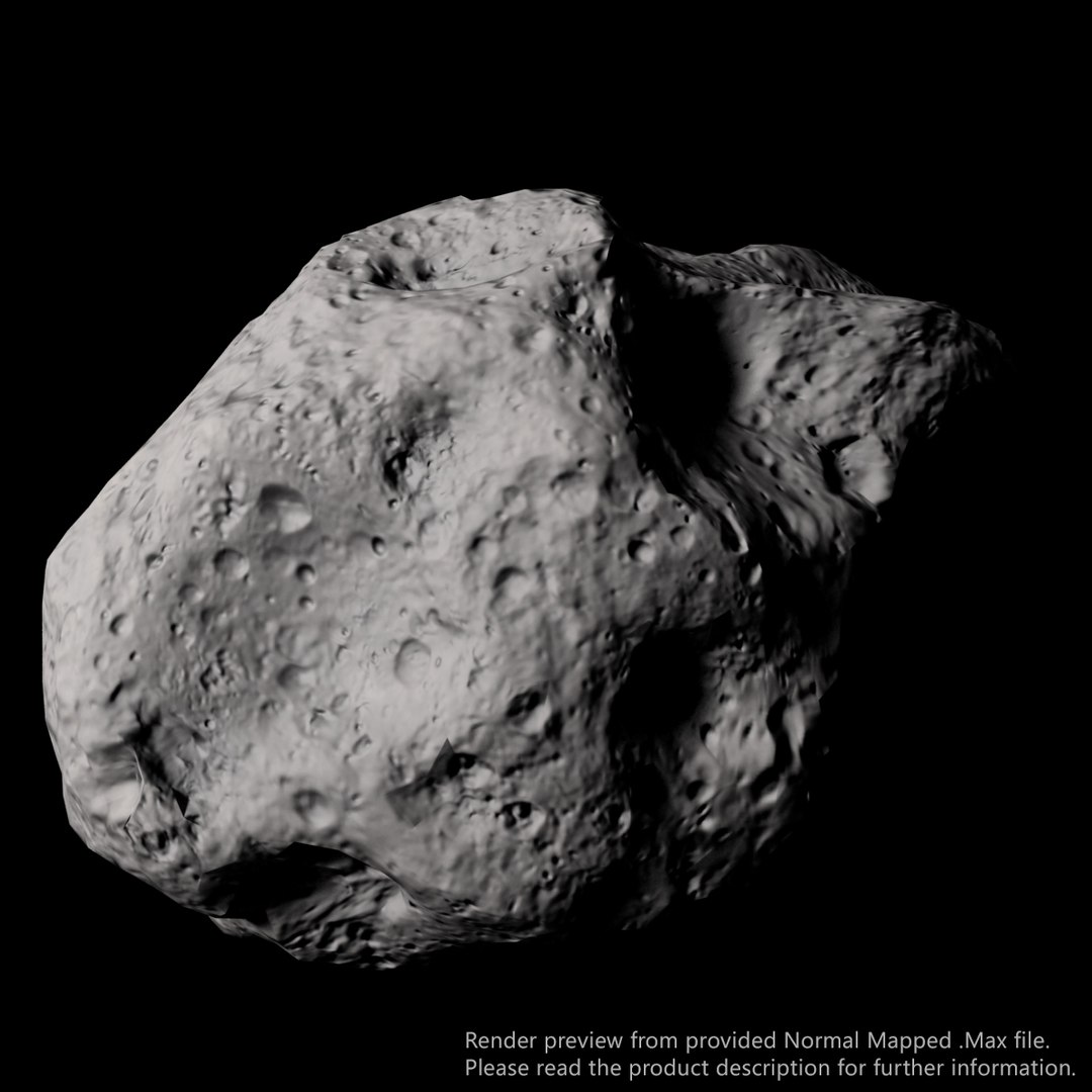 3d Model Asteroid Meteoroid Rock