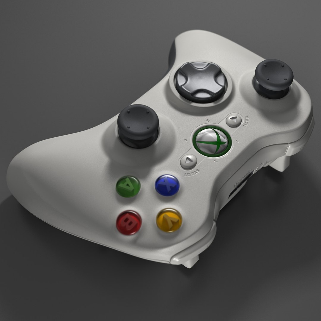 3D xbox 360 controller version model - TurboSquid 1190970