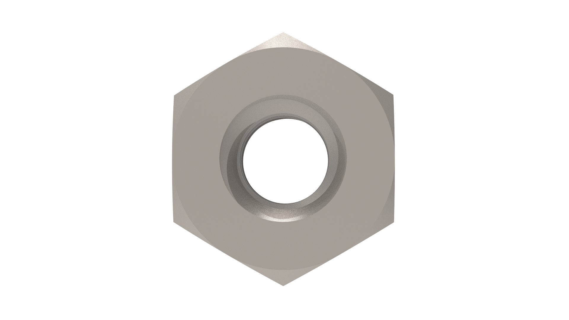 3D Hex Nuts 1-4 20 - TurboSquid 2224756