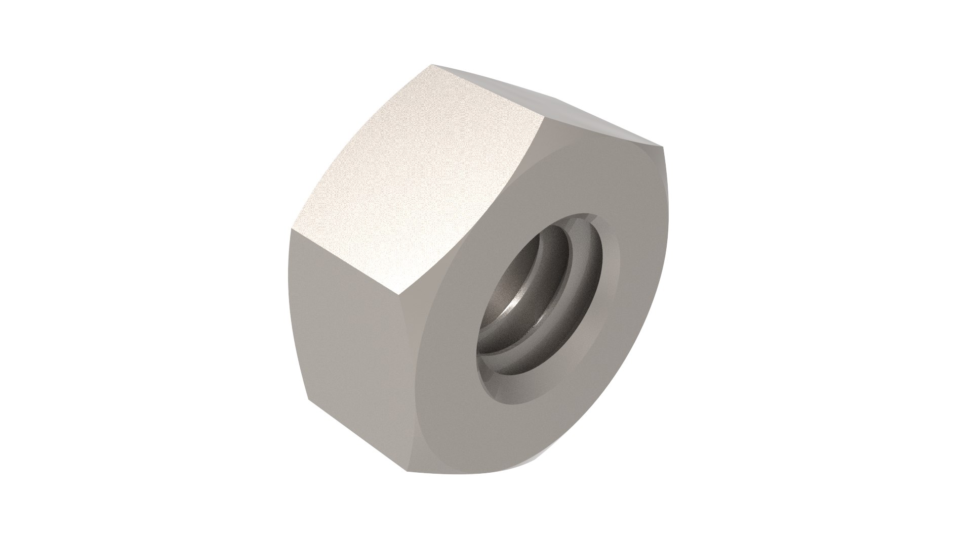 3D Hex Nuts 1-4 20 - TurboSquid 2224756