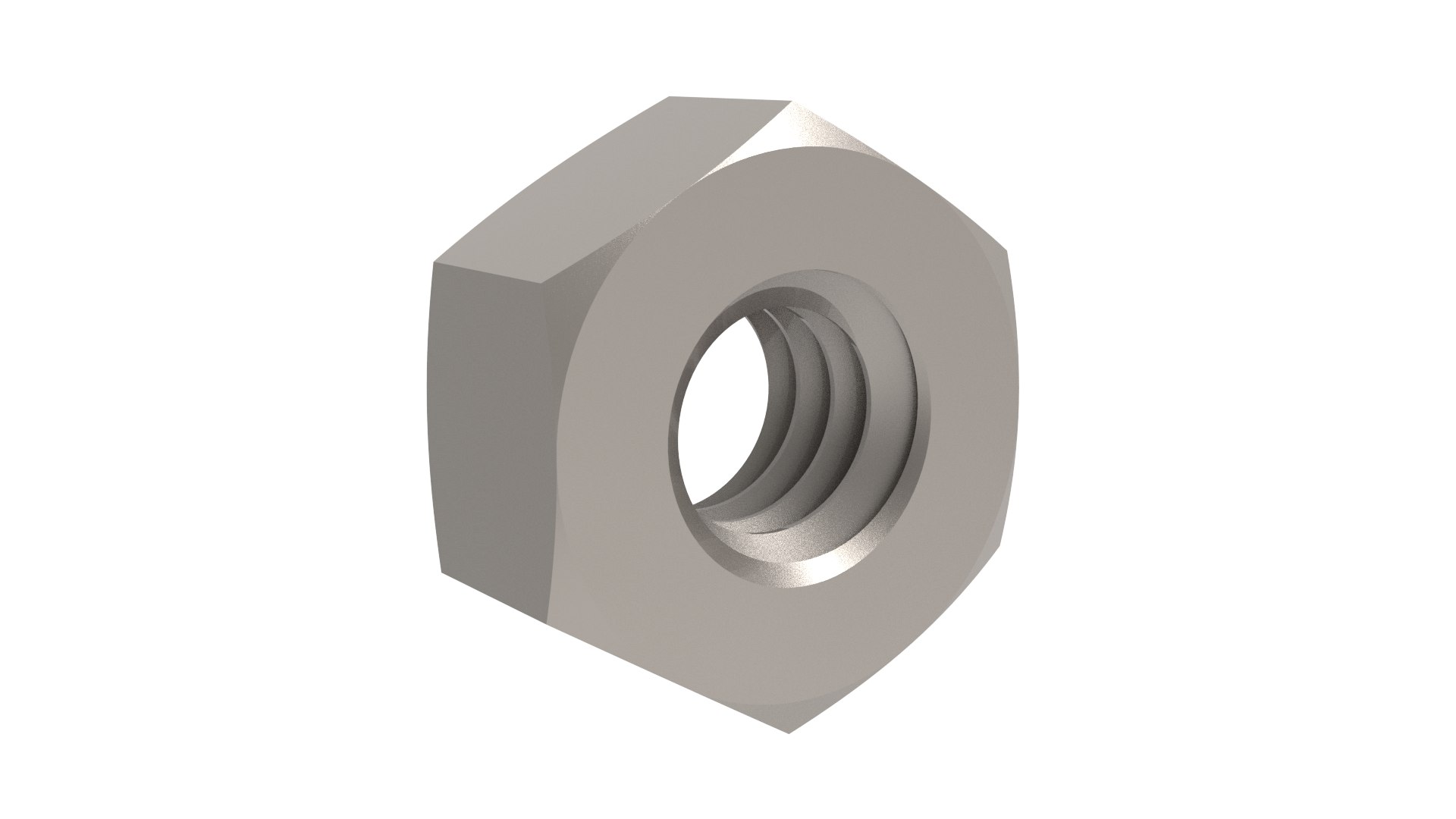 3D Hex Nuts 1-4 20 - TurboSquid 2224756