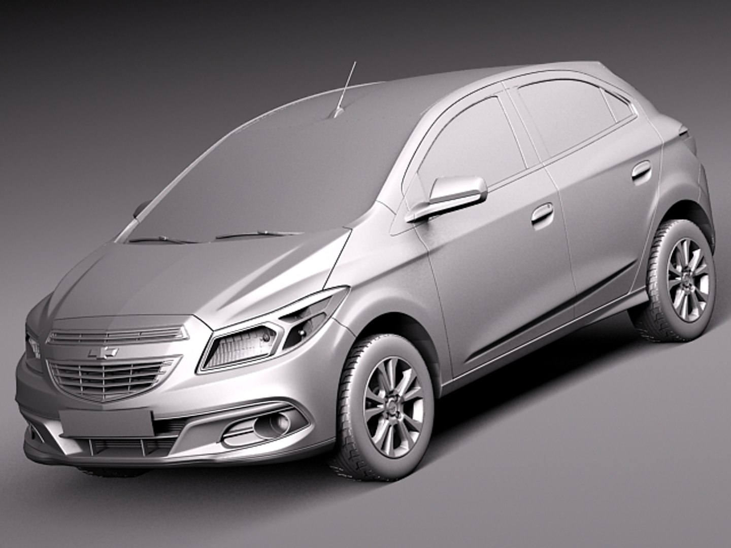3d Chevrolet Onix 2013 Hatchback