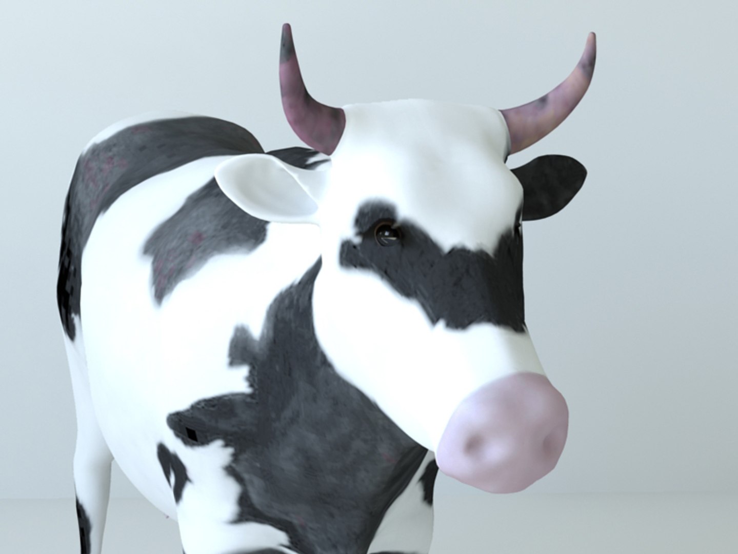 3d Cows Unwrapped Model
