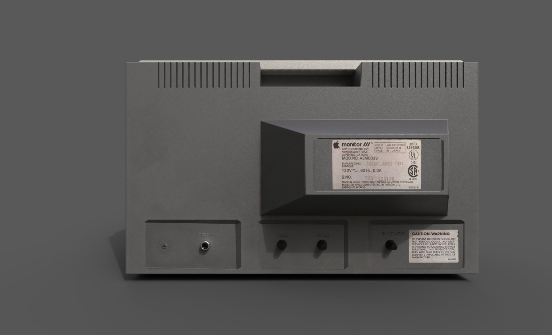 3D Model Apple Monitor III - TurboSquid 2204426