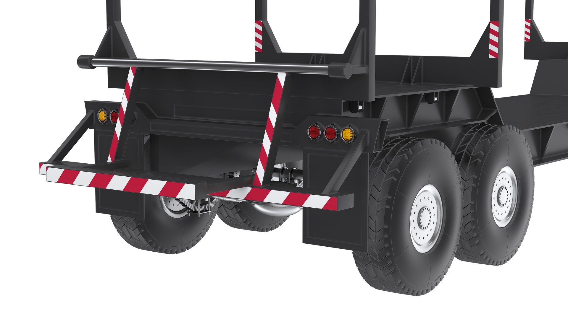 Logging Trailer Collection 3D Model - TurboSquid 2298109