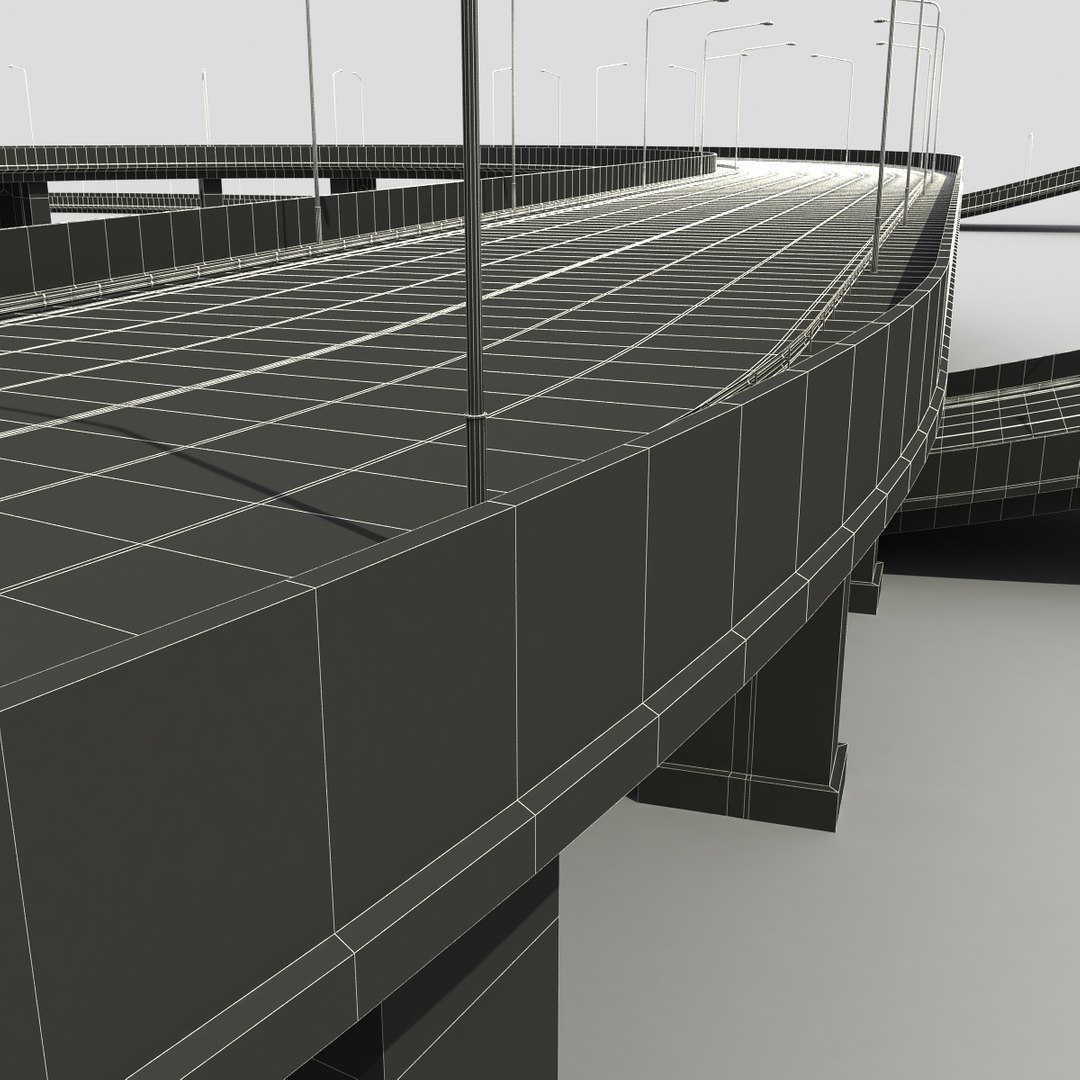 Highway Freeway 3d Model