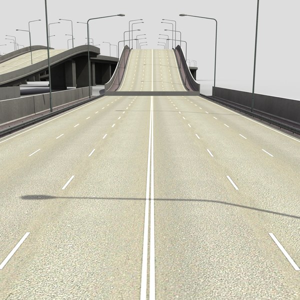 highway freeway 3d model