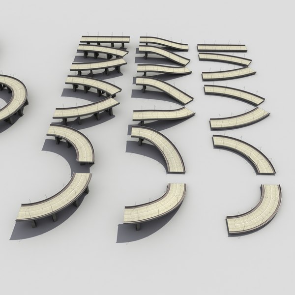 highway freeway 3d model