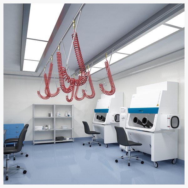 laboratory equipment 3d c4d