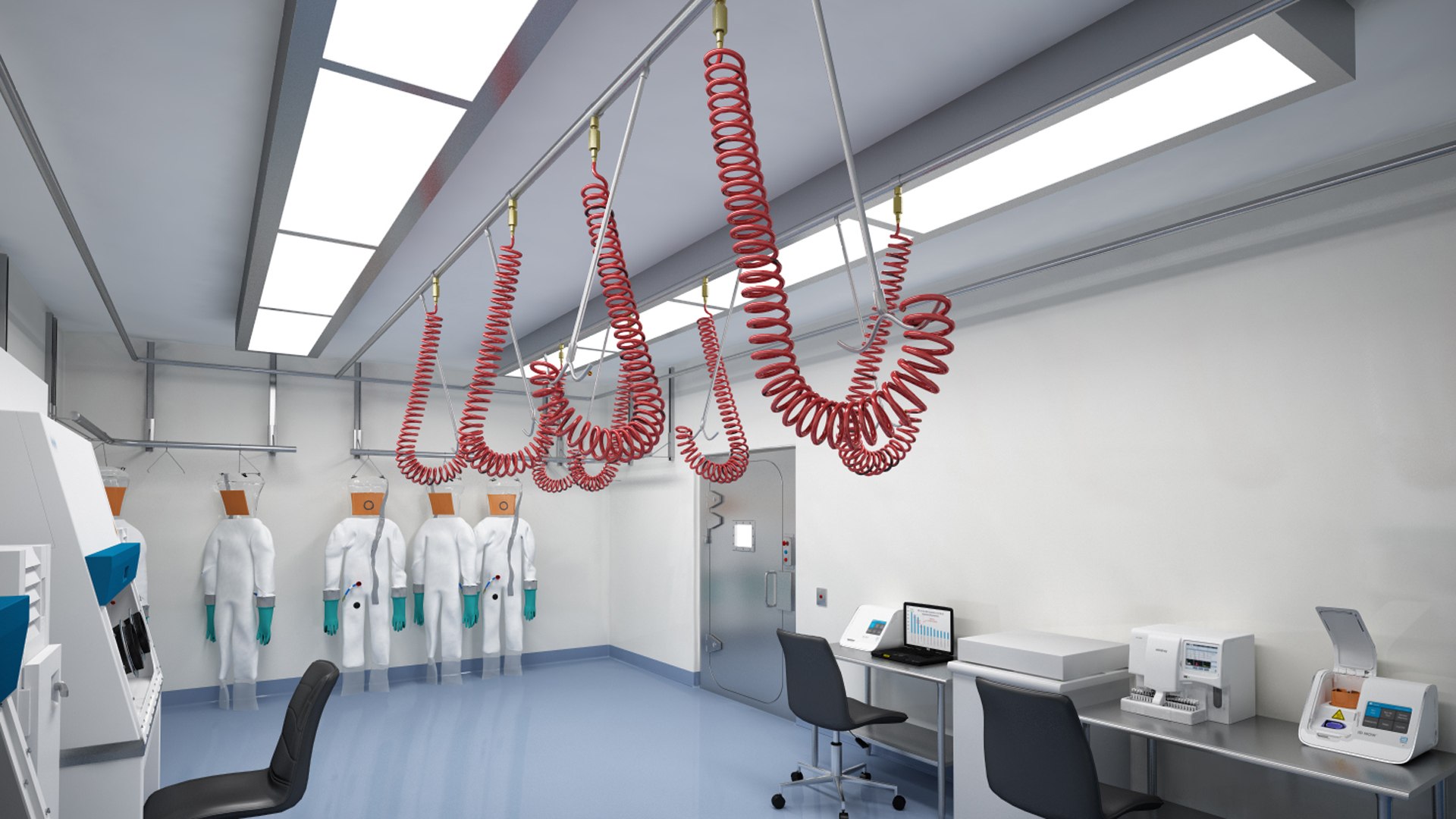 3D Laboratory Lab Biology Model - TurboSquid 1538932