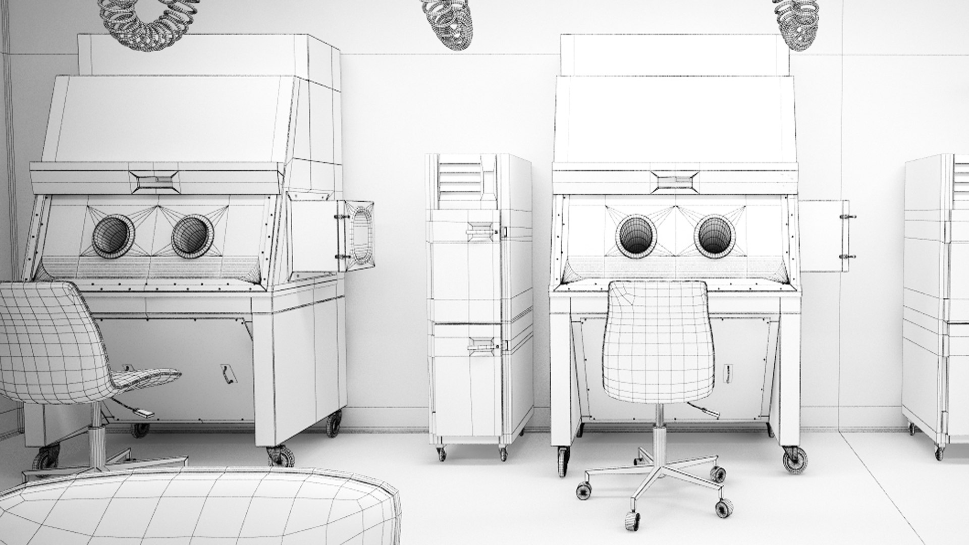 3D Laboratory Lab Biology Model - TurboSquid 1538932