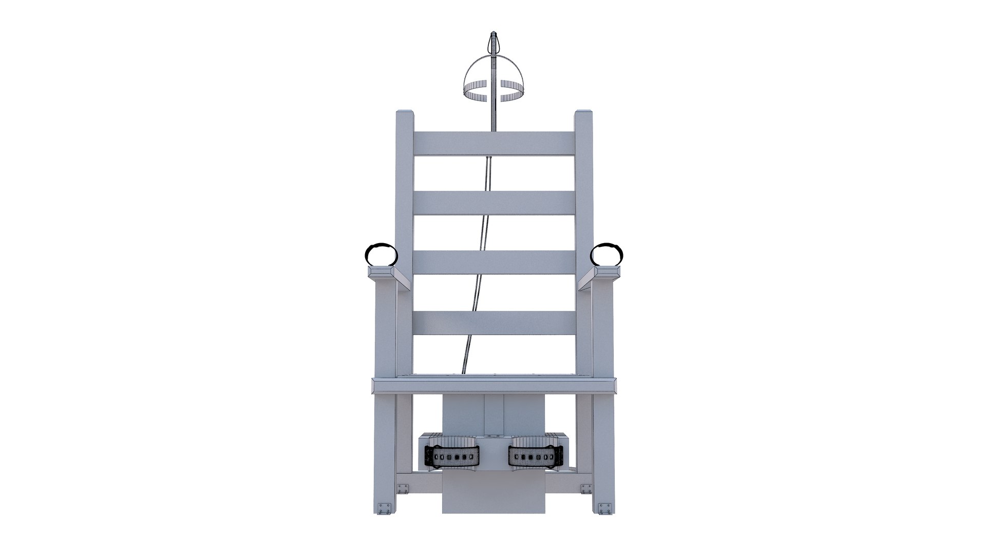 3D Guillotine And Electric Chair Model - TurboSquid 1734633
